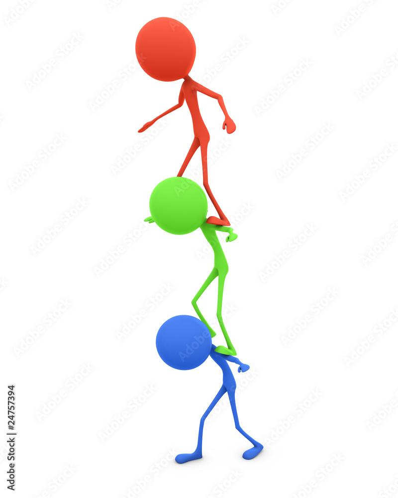 Mr. Emotion V22.1c Human Ladder rgb Stock Illustration | Adobe Stock