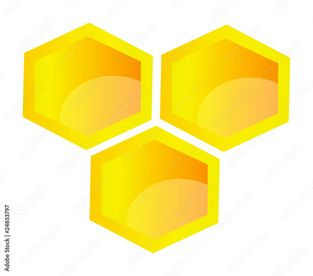 vector honeycomb Stock Vector | Adobe Stock