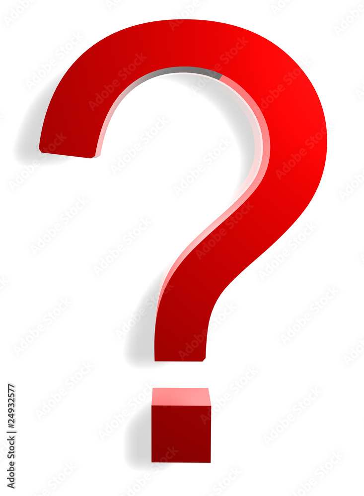 rotes Fragezeichen Stock-Illustration | Adobe Stock