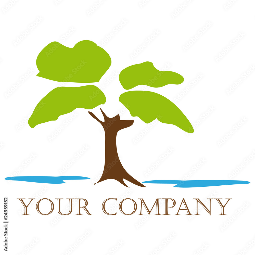 Baum Logo Stock Vector | Adobe Stock