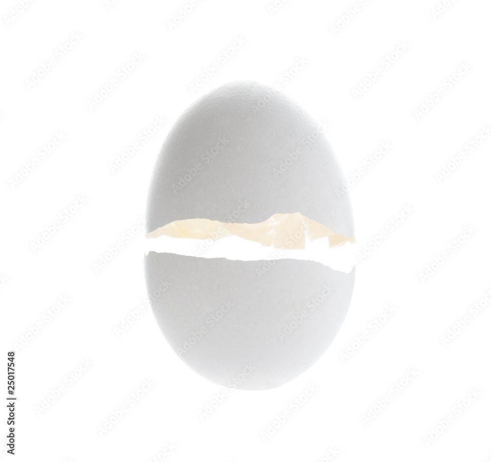 Cracked egg Stock Photo | Adobe Stock