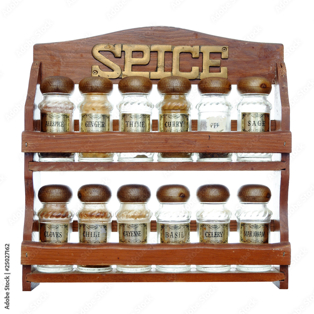 Spice Rack Stock Photo | Adobe Stock