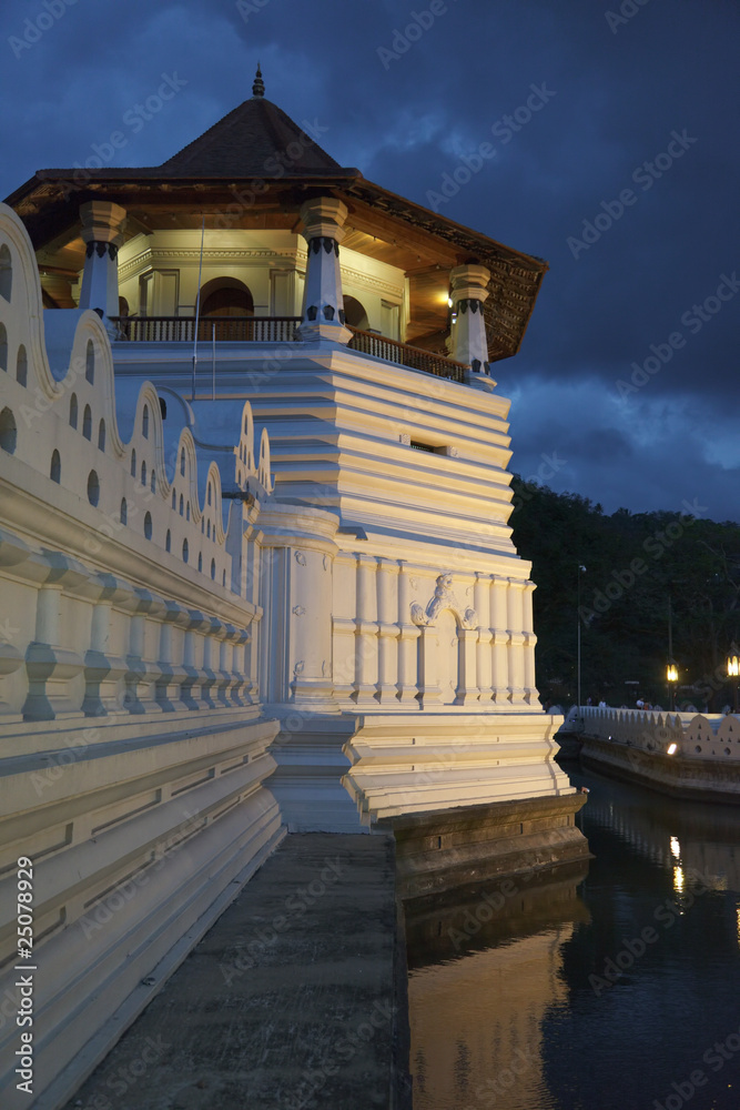 Temple of the Tooth. Evening. Sri Lanka Stock Photo | Adobe Stock