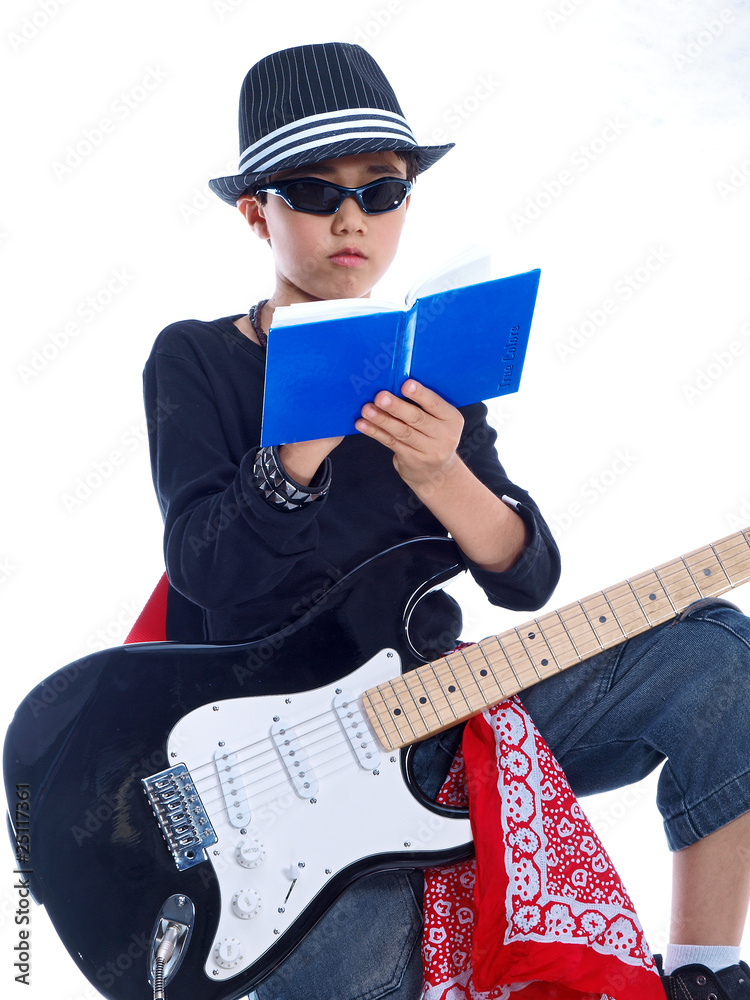 child celebrity signing autograph isolated on white background Stock ...