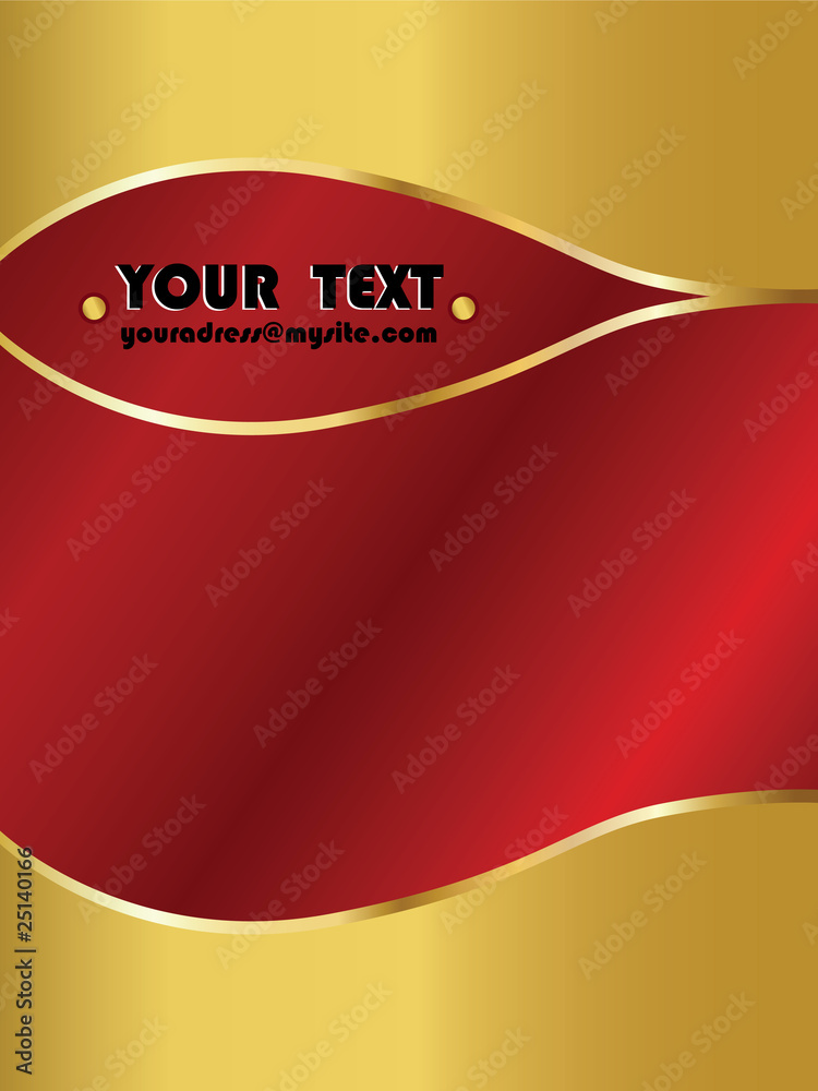 VECTOR, Corporate Business Template. Gold luxury Stock Vector | Adobe Stock