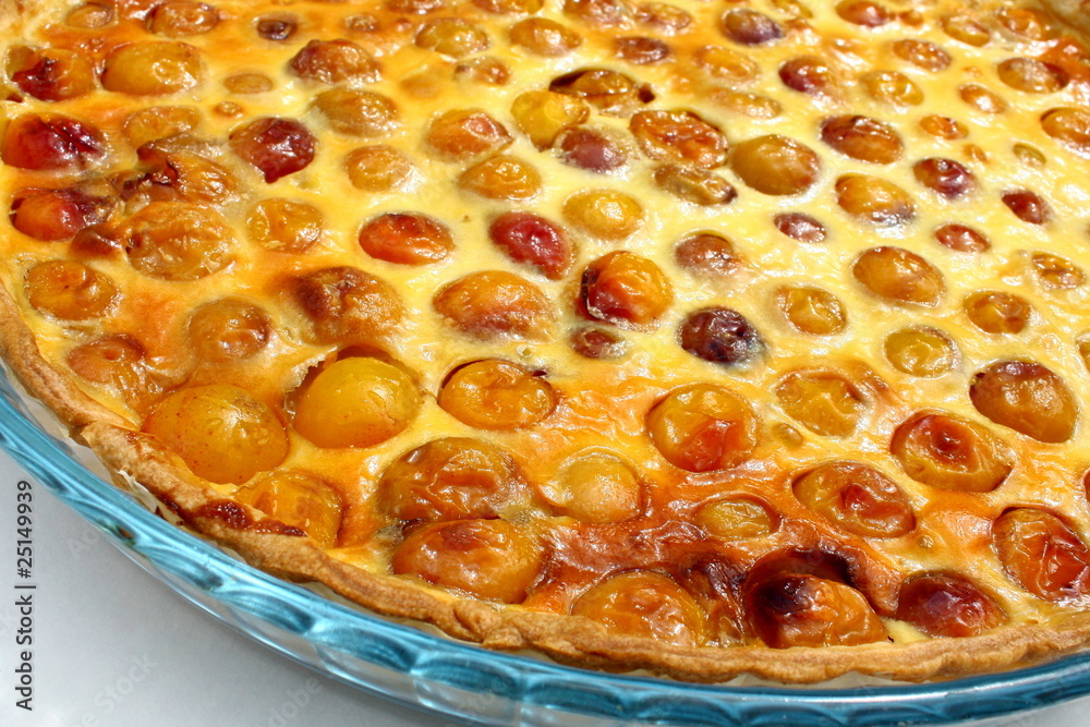 Tarte Aux Prunes Mirabelles