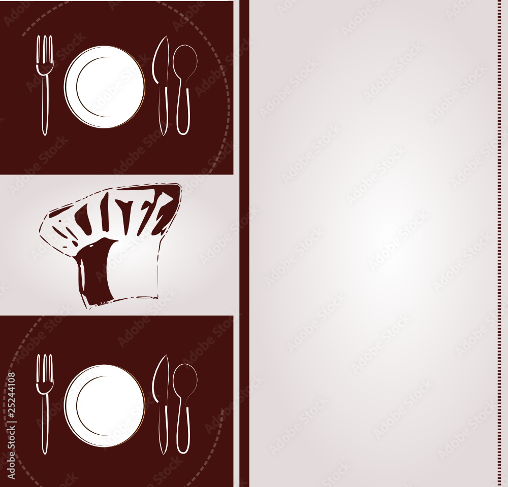 card, logo or restaurant menu # SP6438 Stock Vector | Adobe Stock