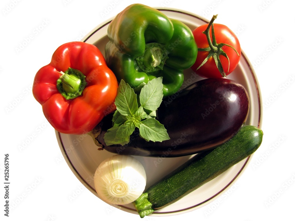 Plat de légumes ' ratatouille ' Stock Photo | Adobe Stock