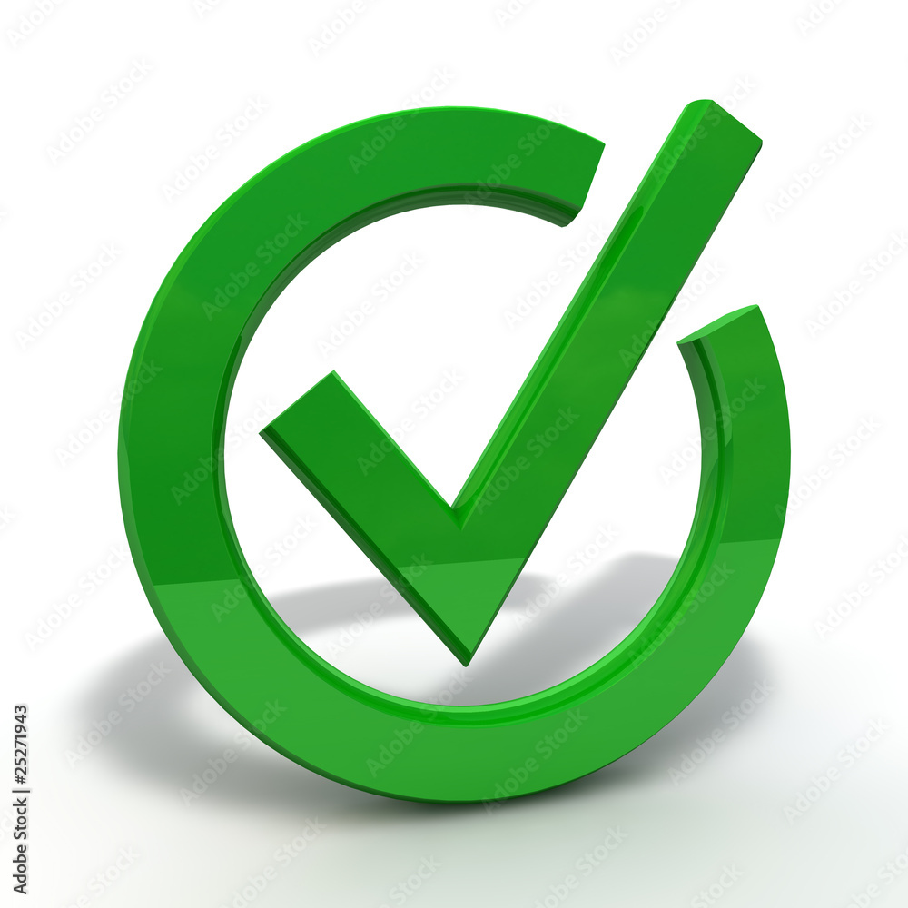 OK - Haken Stock-Illustration | Adobe Stock