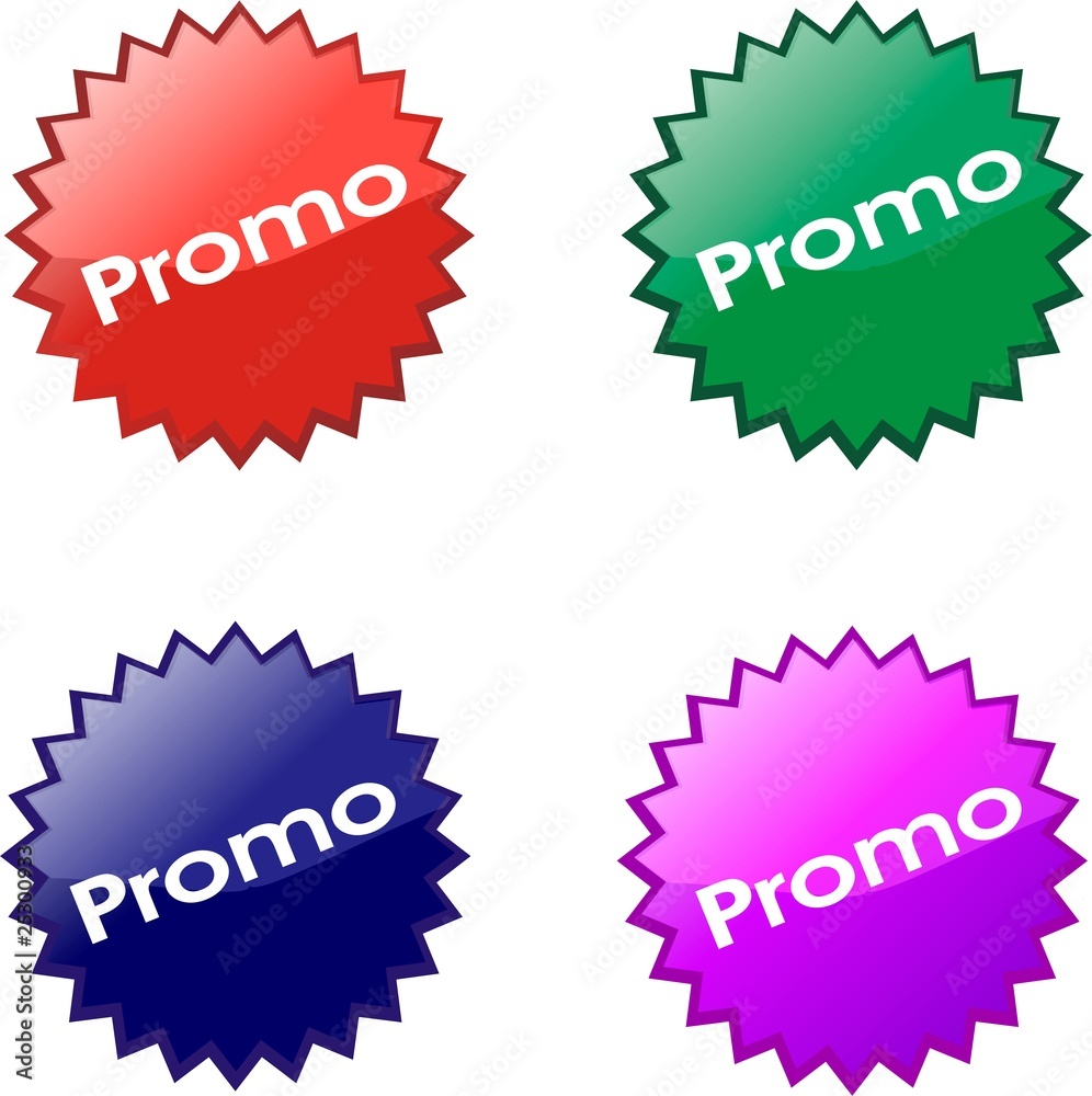 Vecteur Stock étiquette promo | Adobe Stock
