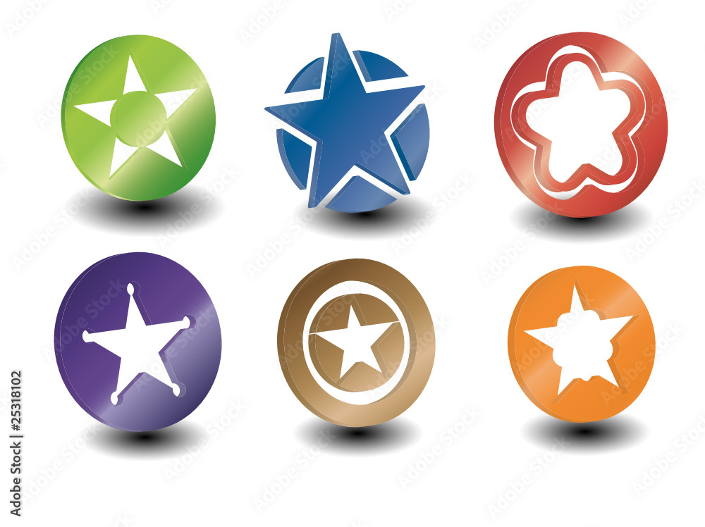 Stern Symbole Vektor Stock Vector | Adobe Stock