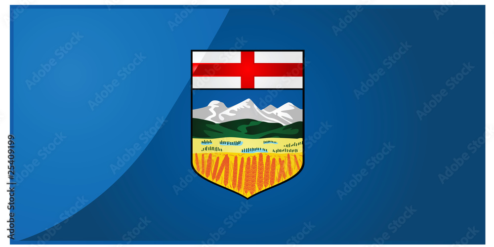 Flag of Alberta Stock Vector | Adobe Stock