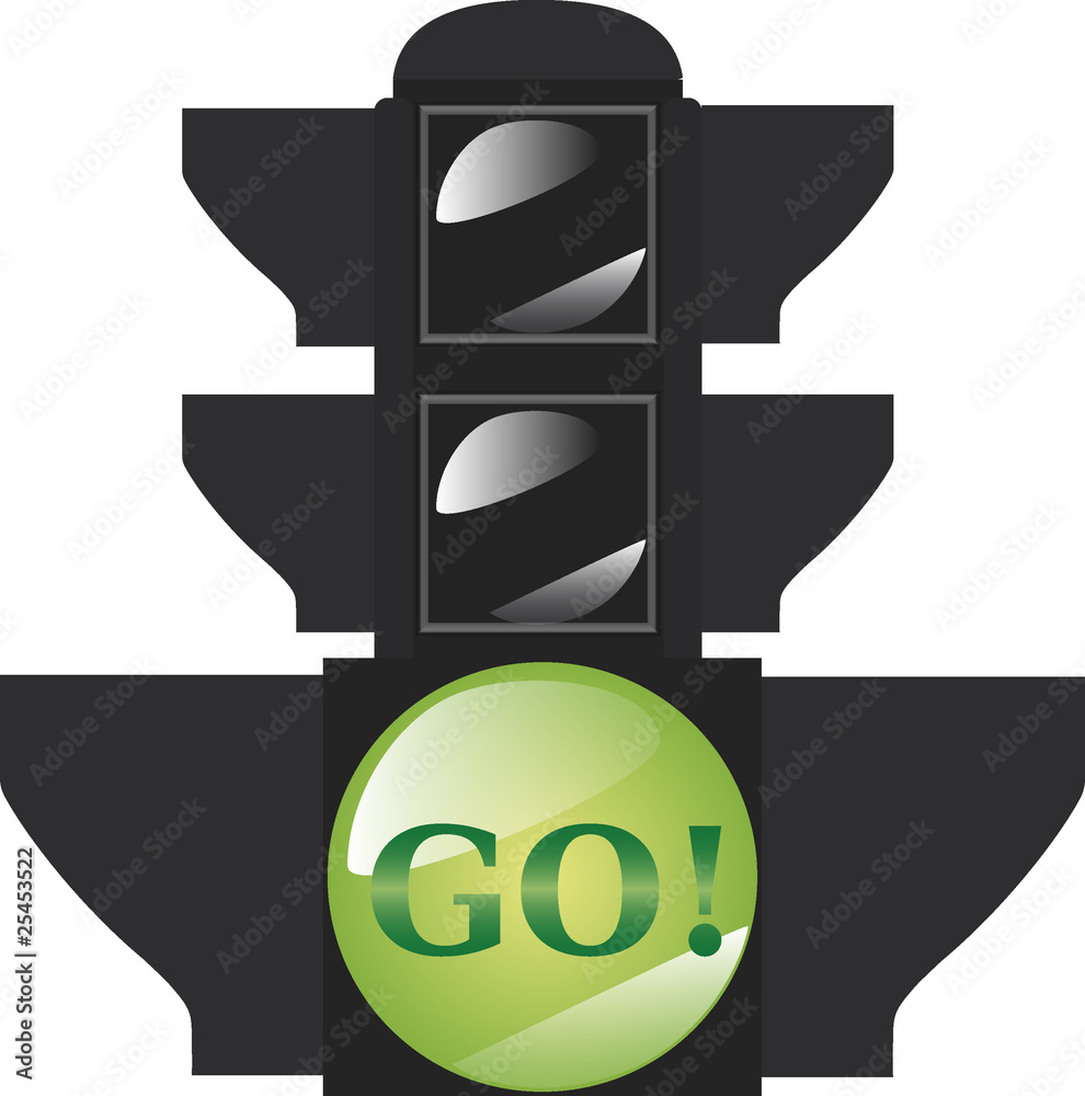 Traffic Lights GO! Stock Vector | Adobe Stock