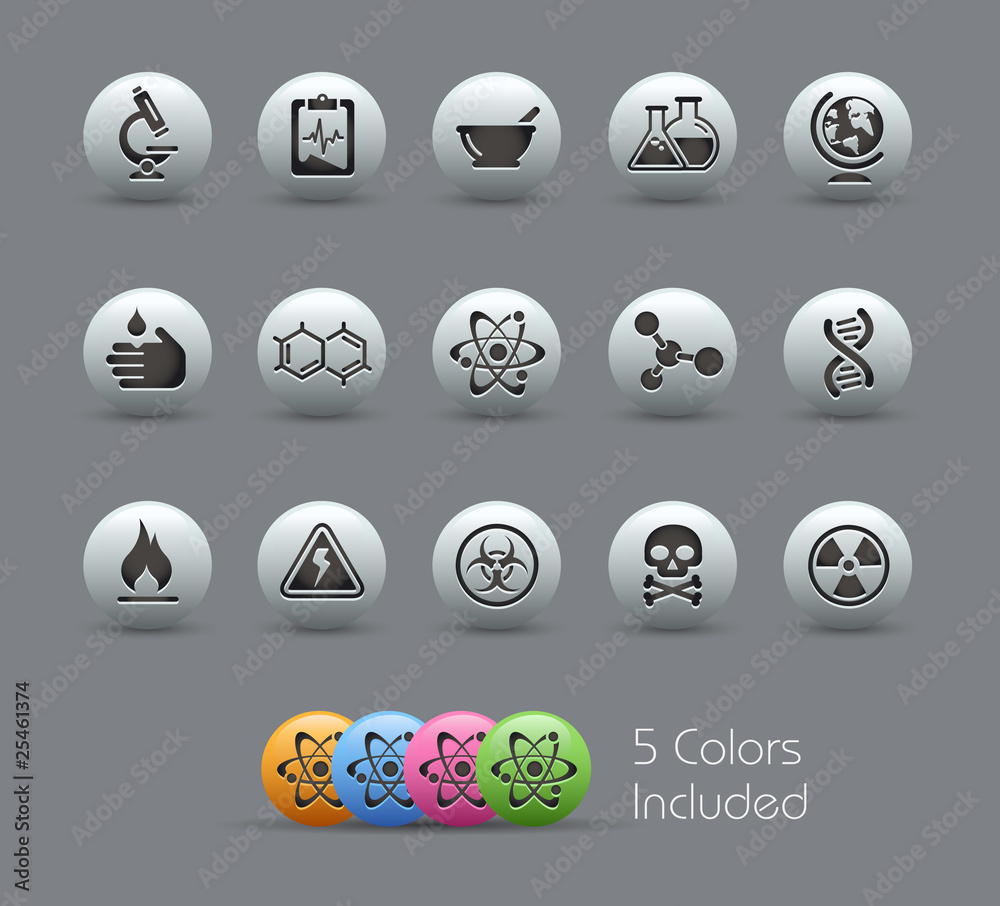 Science / The vector file includes 5 colors Stock Vector | Adobe Stock