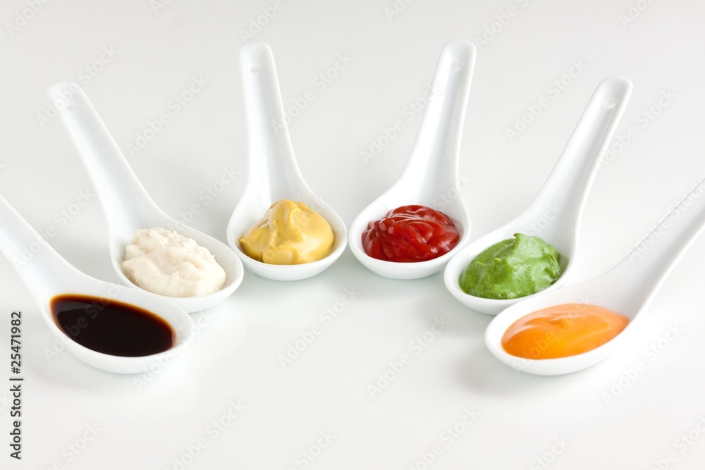 Different Types of Sauces Stock Photo | Adobe Stock