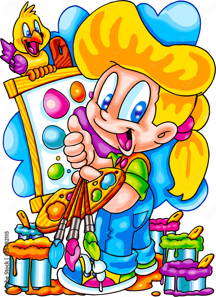 funny cartoons Stock Vector | Adobe Stock