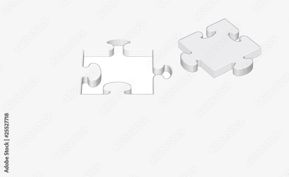 Puzzelteile Stock-Vektorgrafik | Adobe Stock