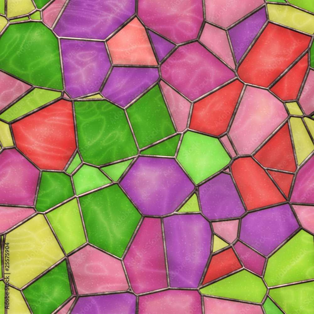 Stained Glass Seamless Texture Tile Stock Illustration | Adobe Stock