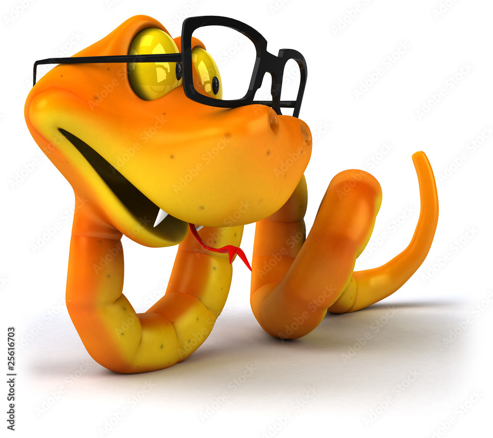Serpent à lunettes Stock-Illustration | Adobe Stock