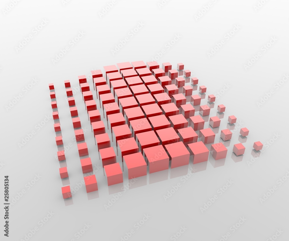 cubi 3d Stock Illustration | Adobe Stock