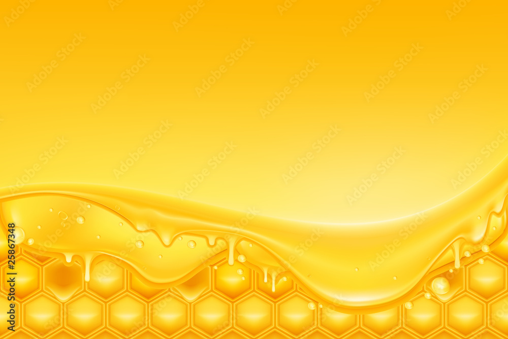 Honey background Stock Vector | Adobe Stock