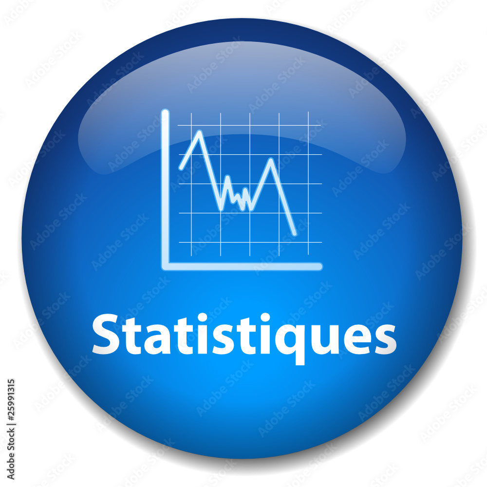 Vecteur Stock Bouton STATISTIQUES (données mathématiques analyse ...