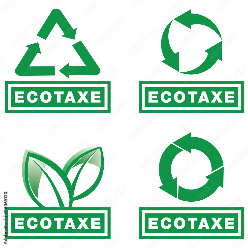 pictogrammes ECOTAXE Stock Vector | Adobe Stock