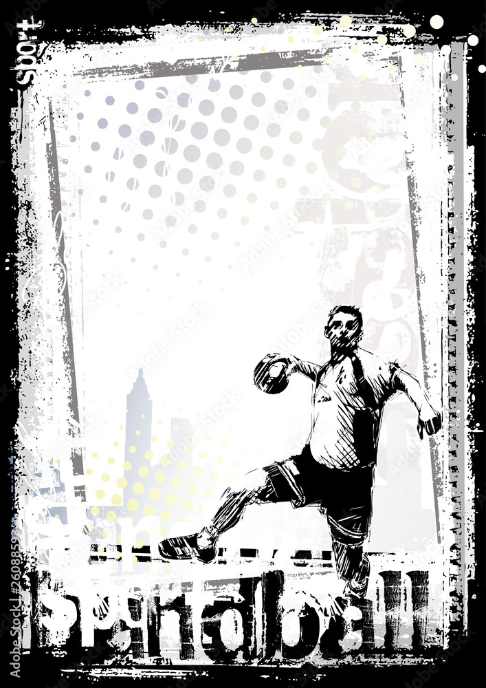 handball background Stock Vector | Adobe Stock