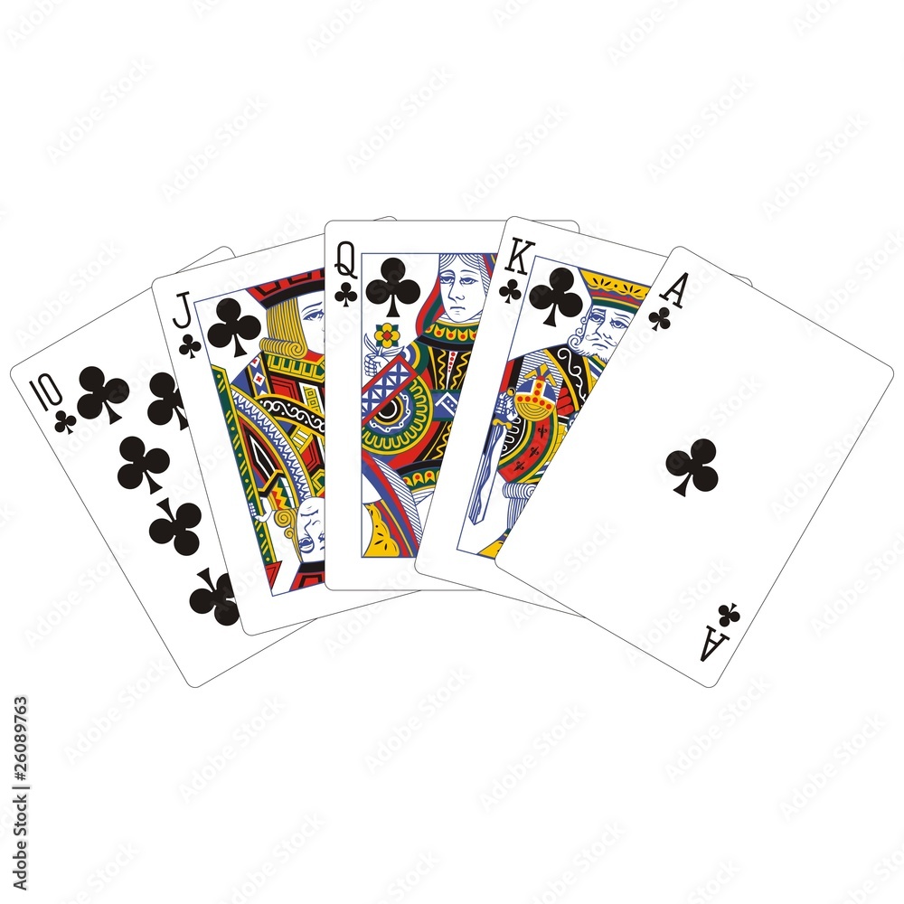 Royal Flush Vector