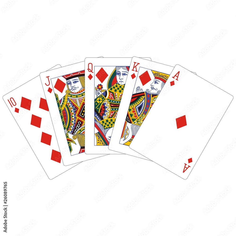 Royal Flush Vector