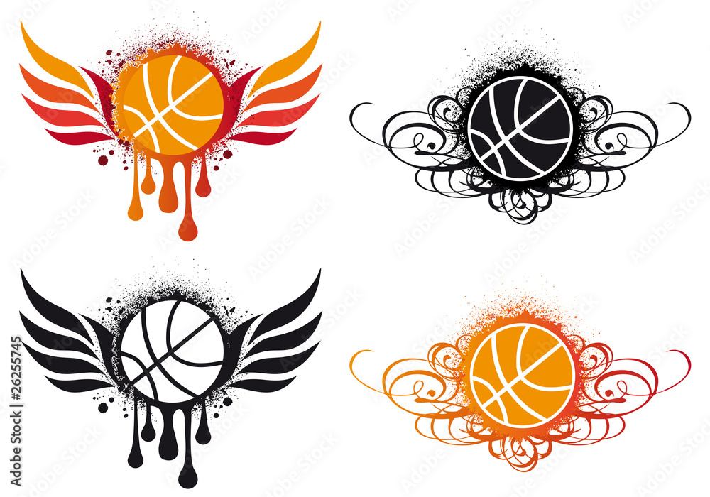 basketball designs, vector Stock Vector | Adobe Stock