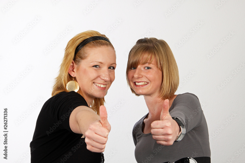 Zwei Daumen hoch Stock Photo | Adobe Stock