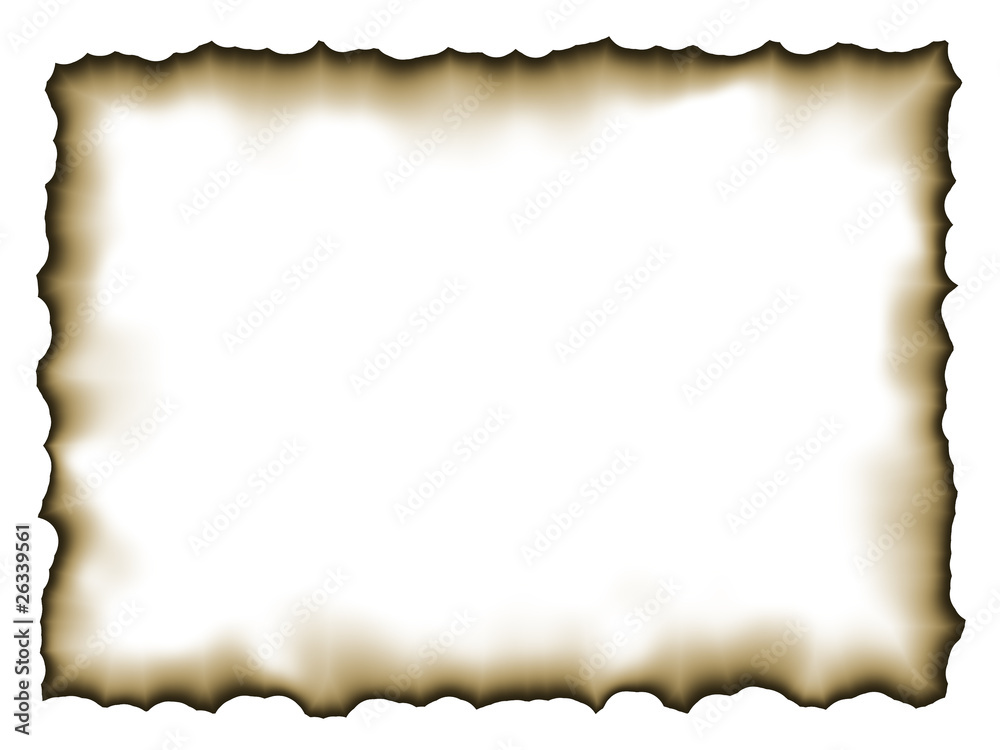 Burnt Edges Frame Stock Illustration | Adobe Stock
