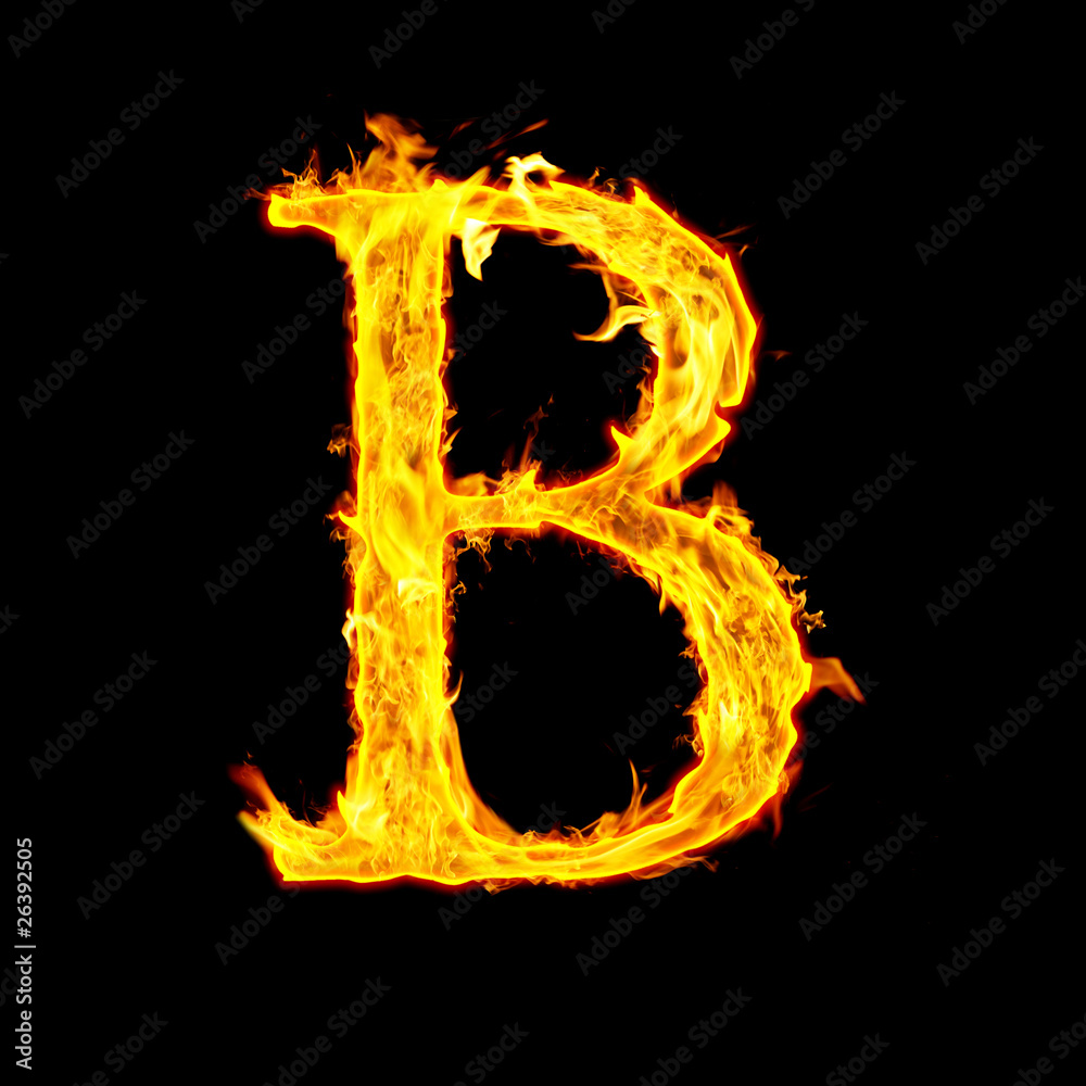 fire letter Stock Photo | Adobe Stock