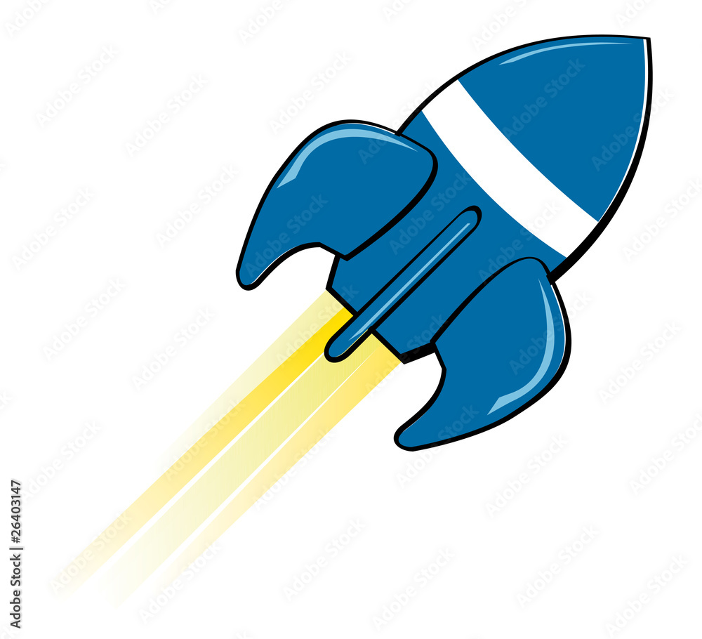 Cohete Stock Vector | Adobe Stock