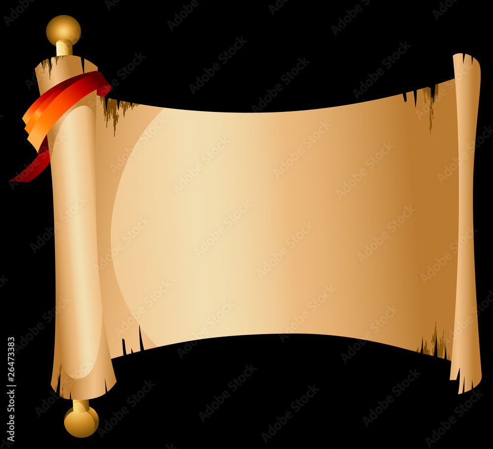 Old Scroll Banner Stock Vector | Adobe Stock