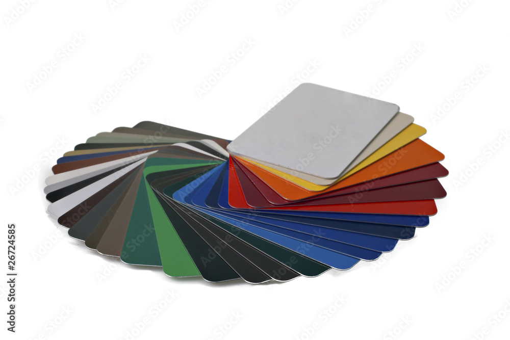 sample metal RAL color chart Stock Photo | Adobe Stock