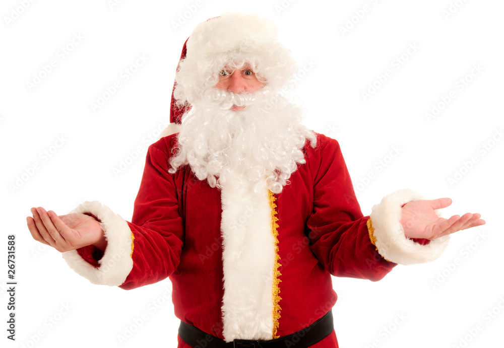 Confused Santa Stock Photo | Adobe Stock