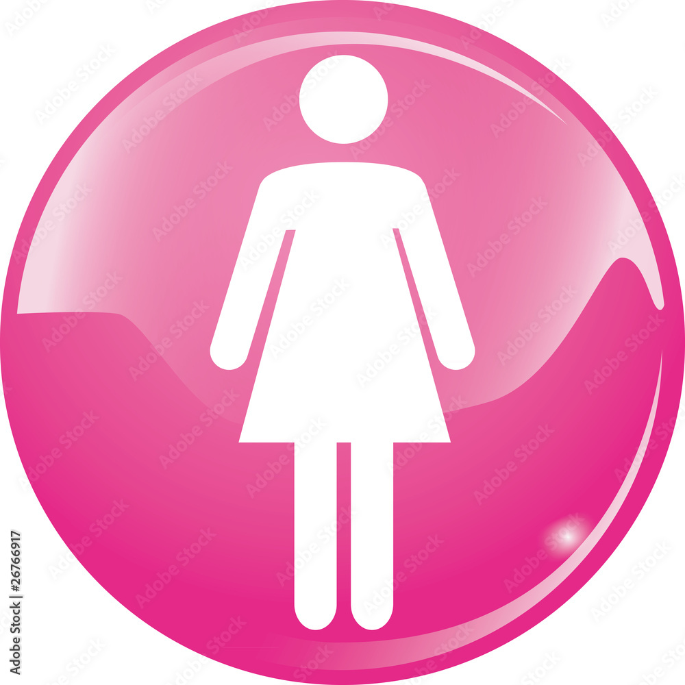 Symbole femme Stock Vector | Adobe Stock