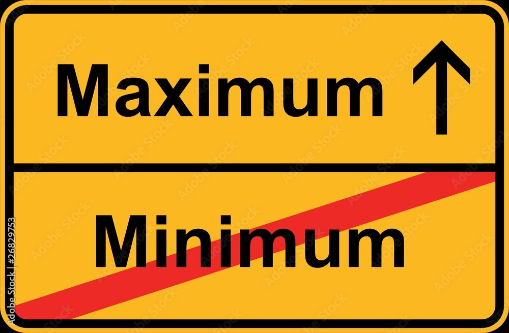 Maximum und Minimum Stock-Vektorgrafik | Adobe Stock Maximum und Minimum Stock-Vektorgrafik | Adobe Stock