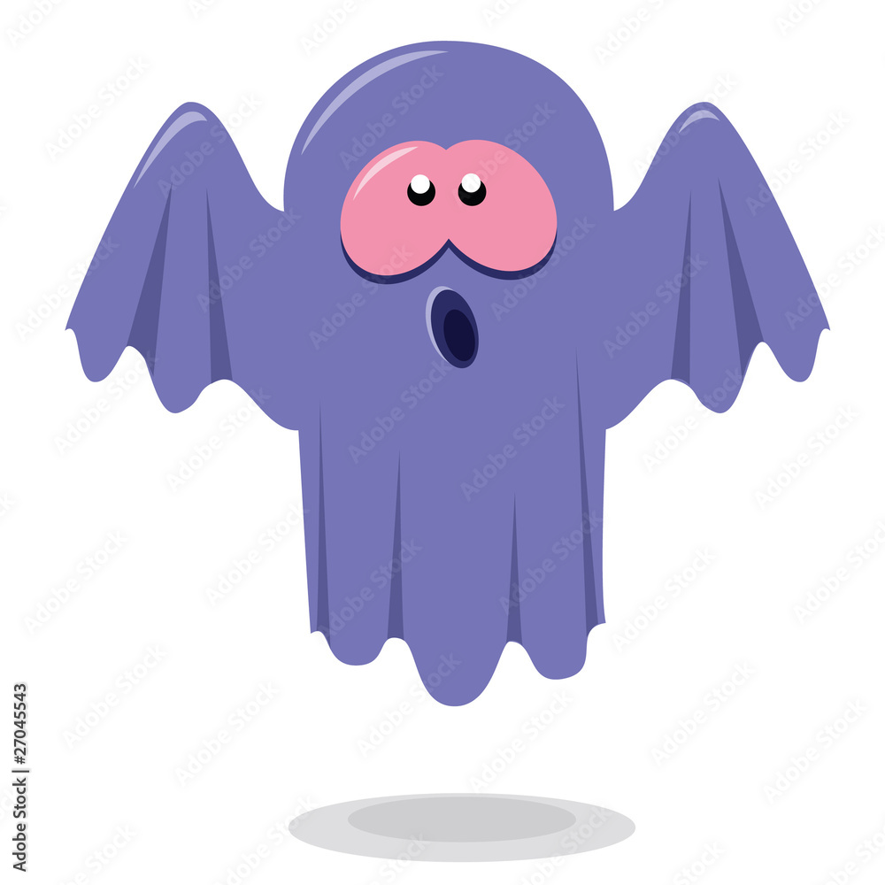 Cartoon ghost Stock Vector | Adobe Stock
