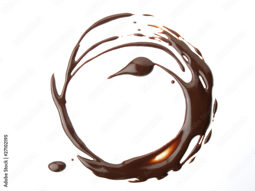 Diseño circular de chocolate Stock Photo | Adobe Stock