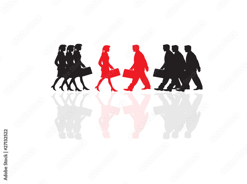 Office fight Stock Vector | Adobe Stock
