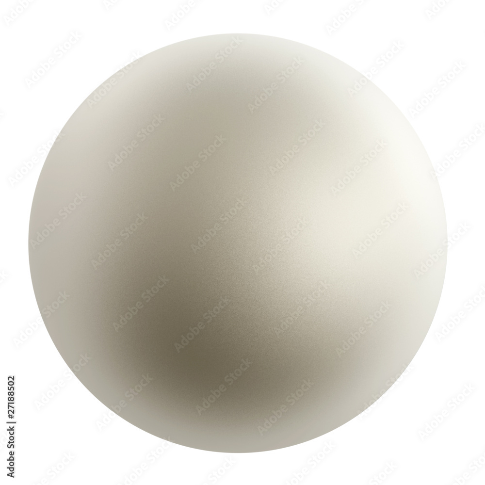 Pearl isolated on white background. Stock Illustration | Adobe Stock