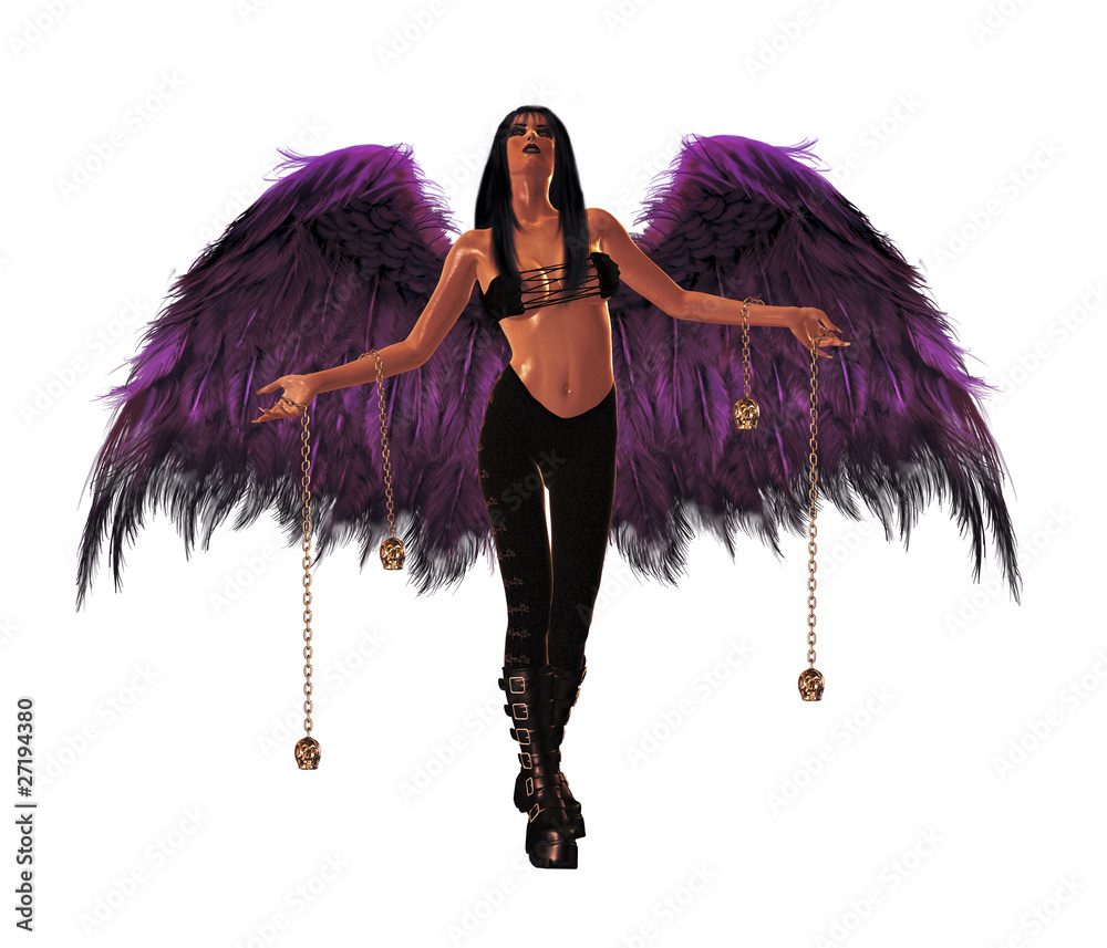 Gothic Angel Stock Illustration | Adobe Stock