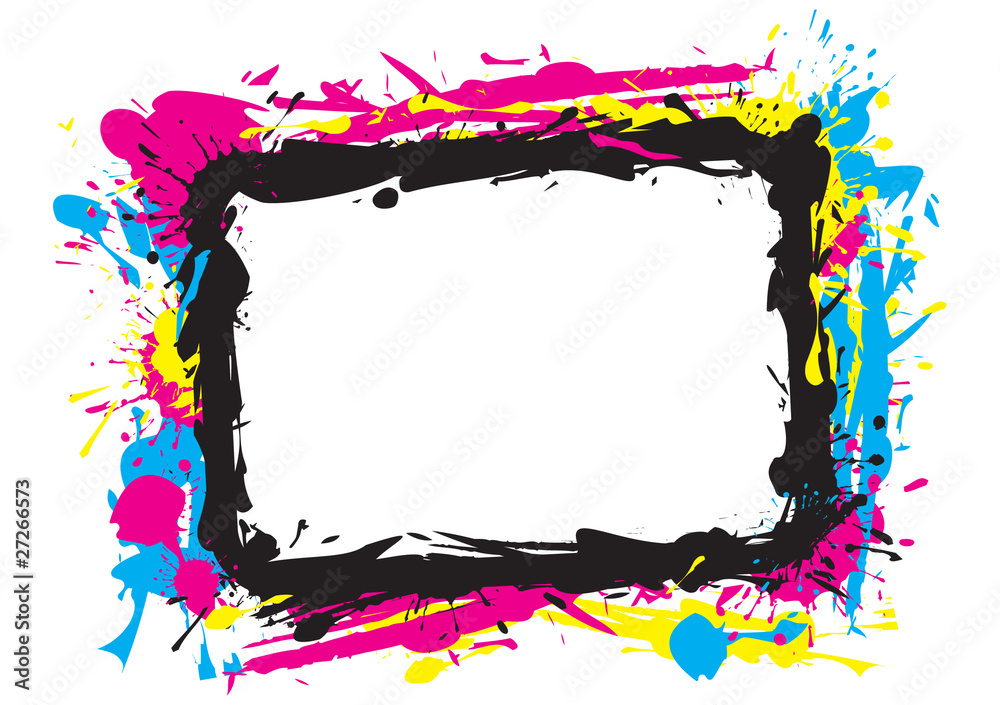 Paint Border Stock Vector | Adobe Stock