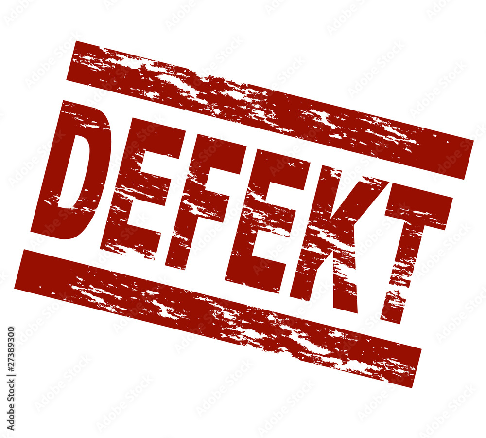 Defekt / vektor Stock-Vektorgrafik | Adobe Stock