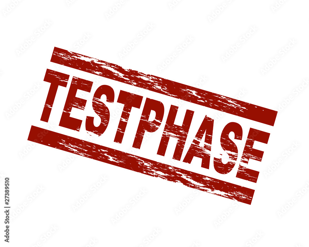 Testphase / vektor Stock-Vektorgrafik | Adobe Stock