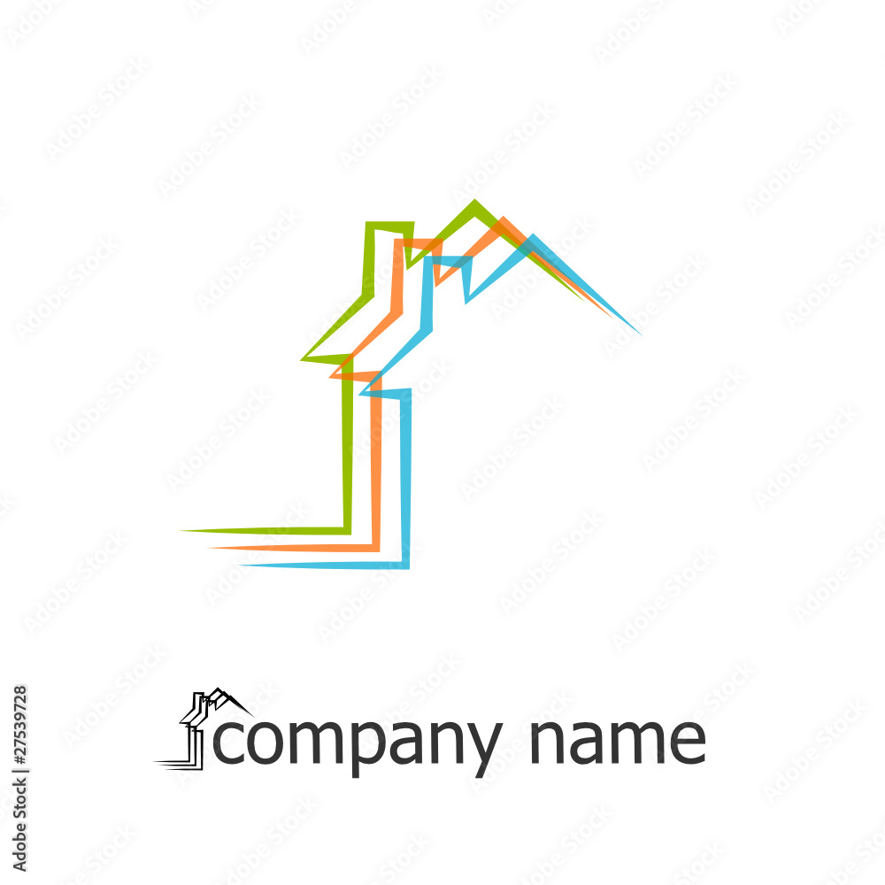 logo maison Stock Vector | Adobe Stock