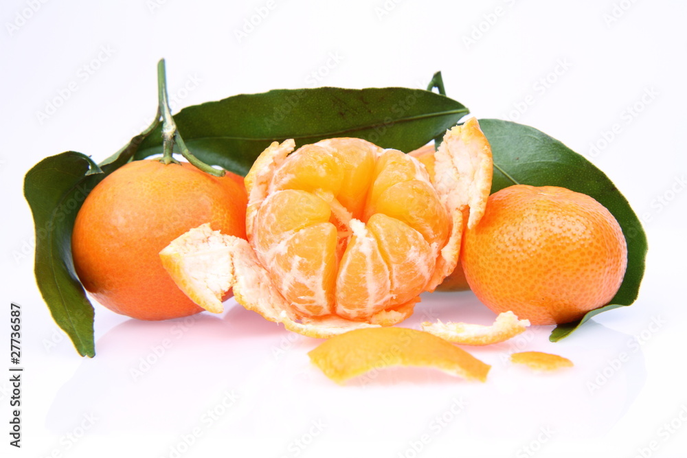 Partially Peeled Orange